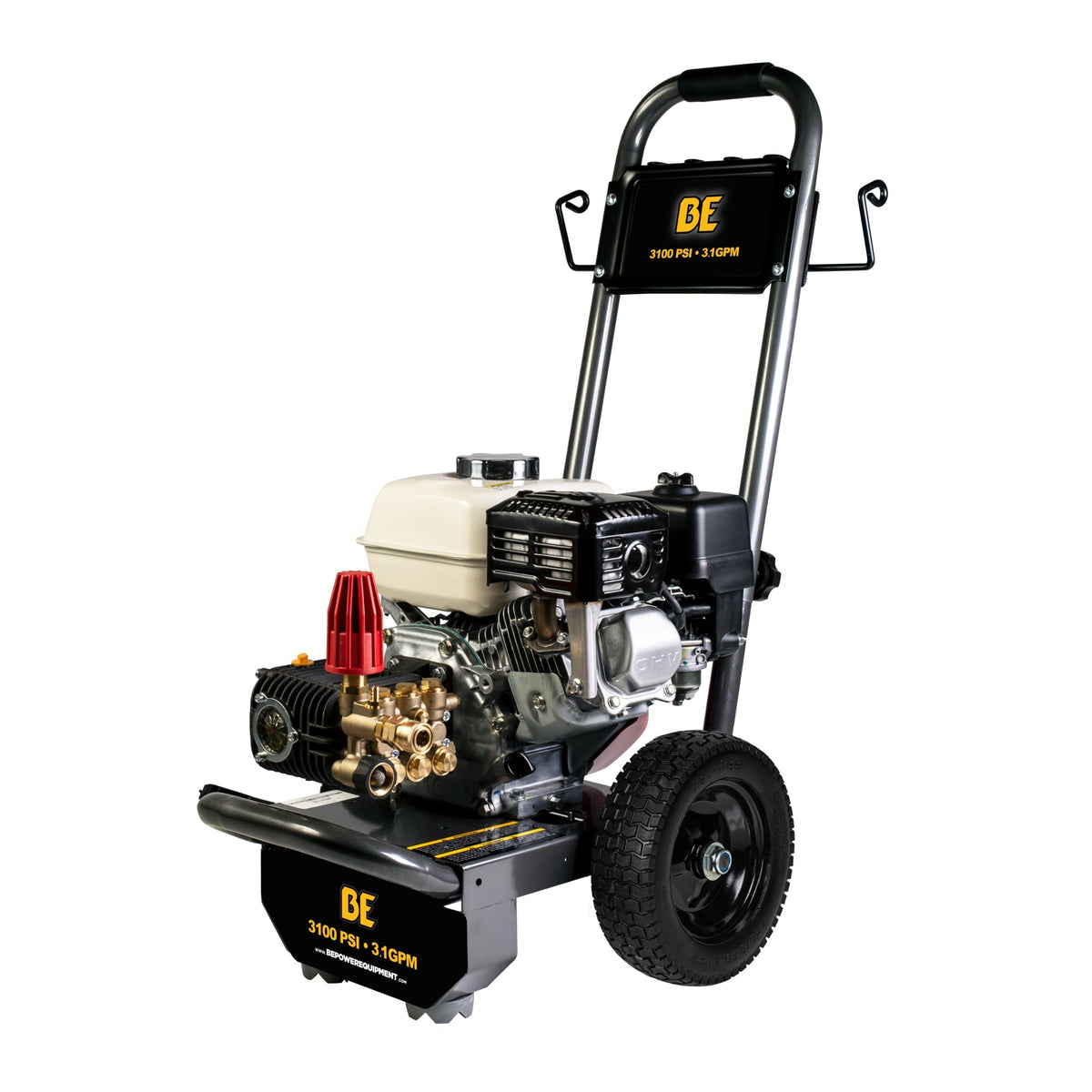 BE Power 3,100 PSI 3.1 GPM Cold Water Gas Pressure Washer - B3165HC ...